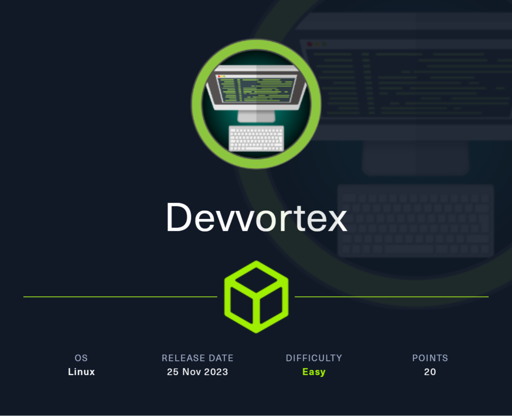 HTB – DevVortex – Geez Writeups